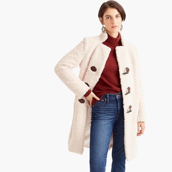 J. Crew | Jackets & Coats | J Crew Shearling Coat | Poshmark